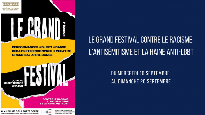 Agenda - Grand Festival contre le racisme, l’antisémitisme et la haine anti-LGBT | Crif ...